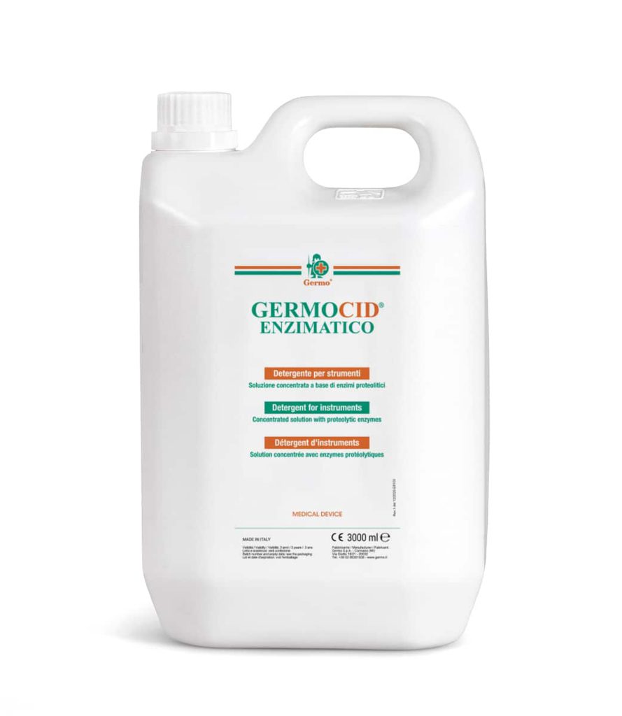 Germocid Enzimatico - Detergent for the removal of organic residues
